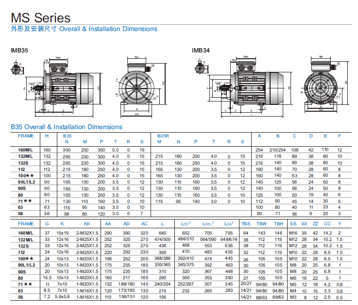 MS series 3-Phase Induction Motors ie2 efficiency - Buy Product on Fujian Haineng Electrical.,Ltd